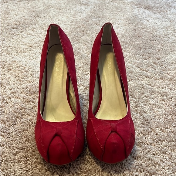 torrid | Shoes | Torrid Red Heels With Bow Detail | Poshmark
